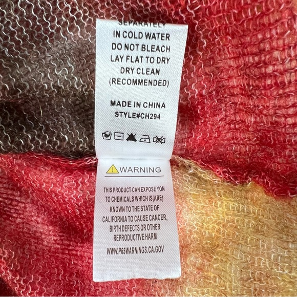 Fate | Sweaters | Nwt Fate Lightweight Stripe Fade Multi Color Mohair ...